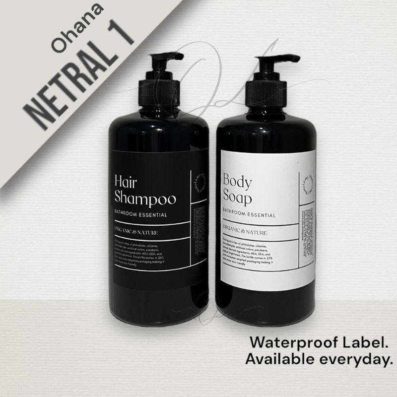 Jual Botol Refill Sabun Shampoo - NETRAL 1 Aesthetic Refillable Bottle ...