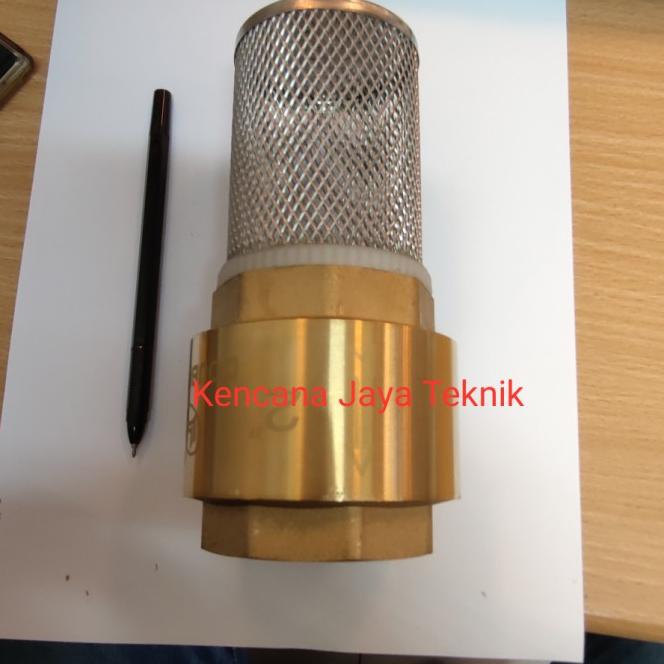 Jual Foot Valve Kuningan / Tuzen Klep Bronze Drat 2" Inch Dn50 | Shopee ...