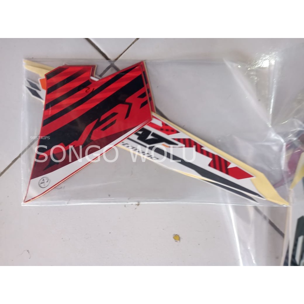 Jual STIKER BEAT CBS FI MERAH PUTIH 2021 STRIPING LIS STANDAR ORI F1 ...