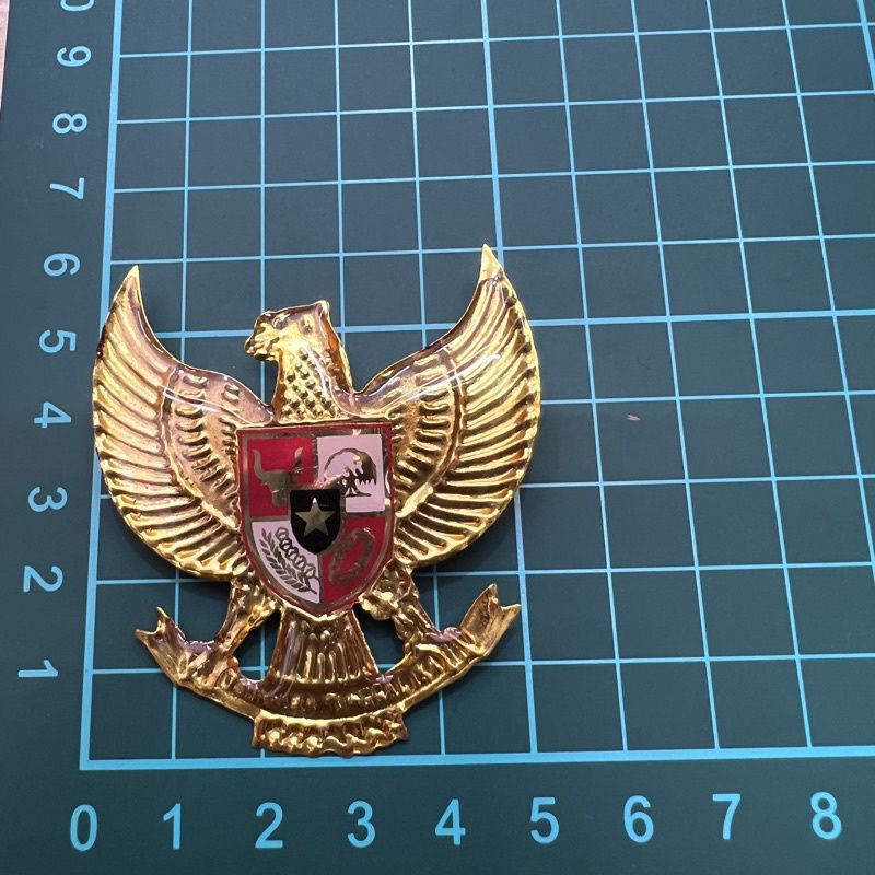Jual pin bros garuda kuningan bagus pengait peniti ukuran 5cm | Shopee ...