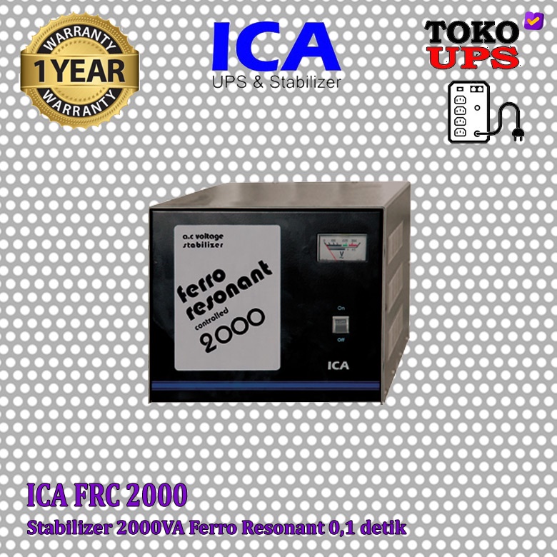 Jual STABILIZER ICA FRC2000 Stabilzer Ferro Resonant Control 2000va ...