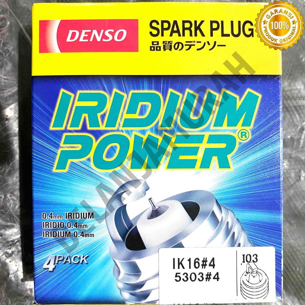 Jual BUSI IRIDIUM IK16 DENSO Mazda 2/ City/ Soluna/ Vios/ Yaris/ Altis ...
