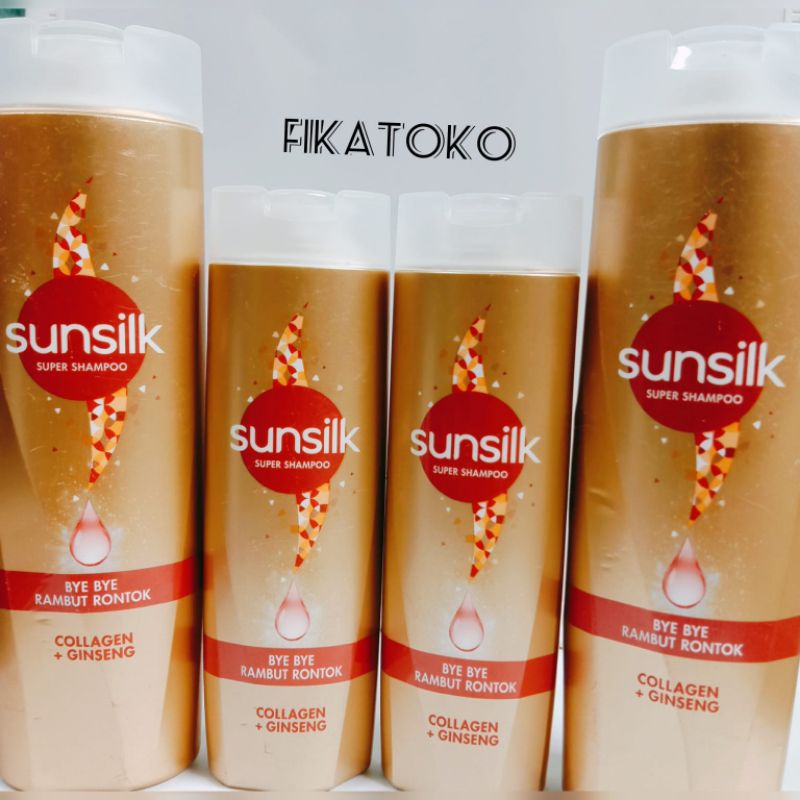 Jual sunsilk super sampo sunsilk (BYE BYE RAMBUT RONTOK)170ml/340ml ...