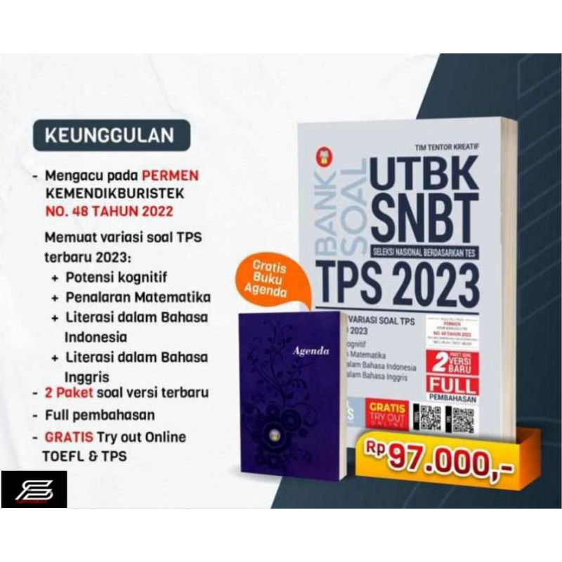 Jual Buku Bank Soal Utbk Snbt Tps 2023 Shopee Indonesia