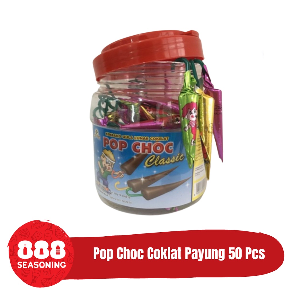 Jual POP CHOC COKLAT PAYUNG COKLAT JADUL 50 Pcs | Shopee Indonesia