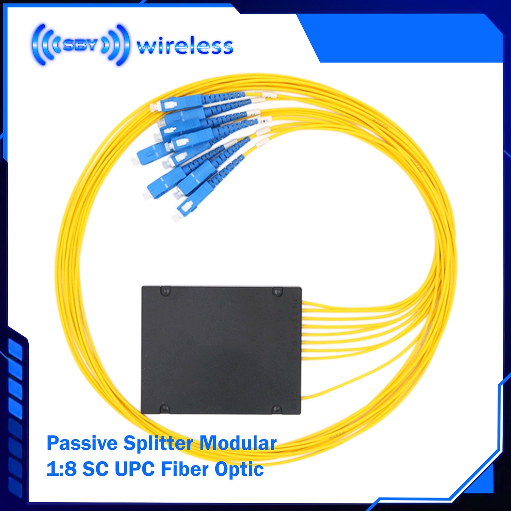 Jual Passive Splitter Modular 1:8 Fiberoptic SC UPC Fiber Optic Pasif ...