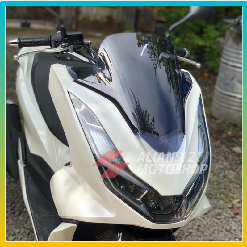 Jual Windshield Visor Honda PCX 160 mdl standart winsil PCX smoke ...