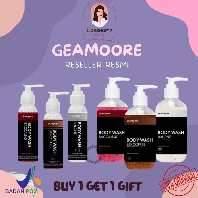 Jual [READY] BODY WASH BY GEAMOORE SABUN MANDI BODYWASH BACCA 540 ...