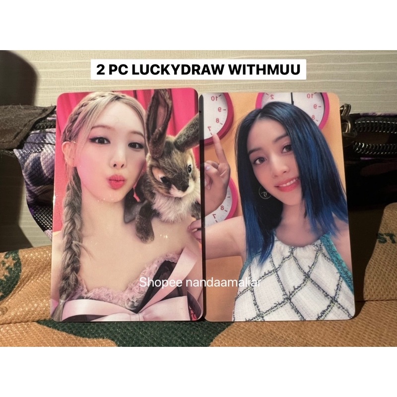 Jual [READY] LUCKYDRAW OFFICIAL LD WITHMUU TWICE BETWEEN 1&2 NAYEON BUNNY JIHYO PC PHOTOCARD ...