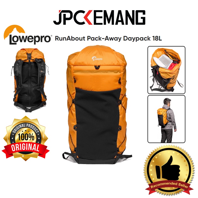 Jual Lowepro RunAbout Pack-Away Daypack 18L Foldable Backpack Original | Shopee Indonesia