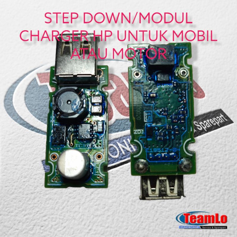 Jual MODUL STEPDOWN 5V 3A – CHARGER HP MOTOR/MOBIL – DC 12V 24V TO USB ...