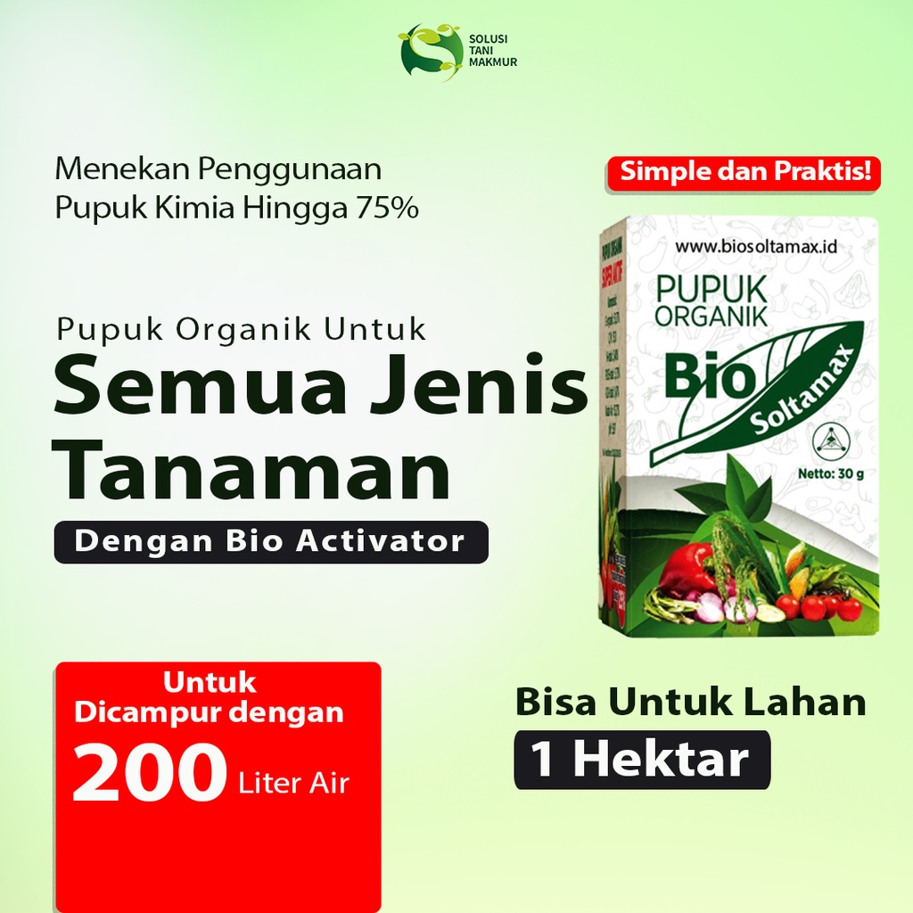 Jual Biosoltamaxofficial - PUPUK ORGANIK SUPER AKTIF BIO SOLTAMAX/BIO ...