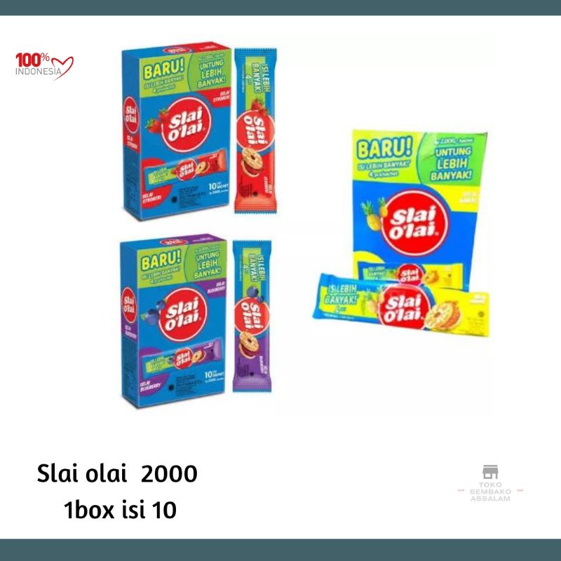 Jual slai olai 2000 box sachet varian / slai olai box /slay olay ...