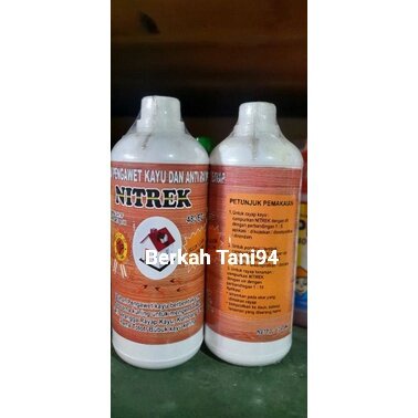 Jual Obat Anti Rayap Kayu Tanaman / Pengawet Kayu NITREX 1Liter ...