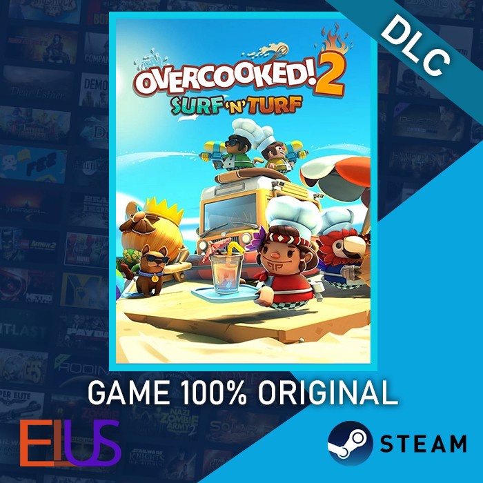 Jual [DLC] Overcooked! 2 Surf n Turf - Original Steam (PC) | Shopee ...