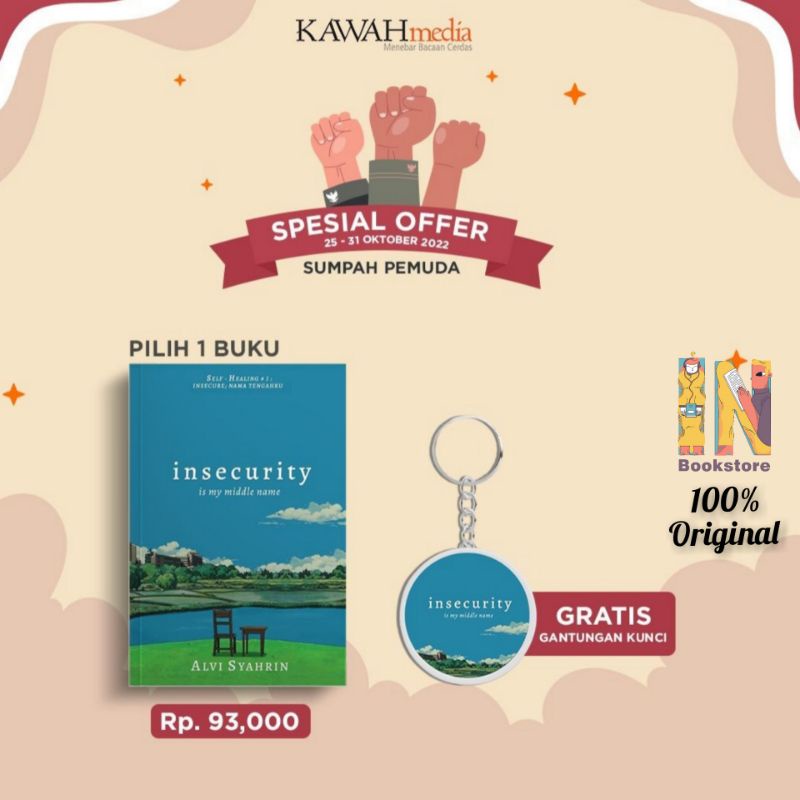 Jual Buku insecurity is my middle name | Shopee Indonesia