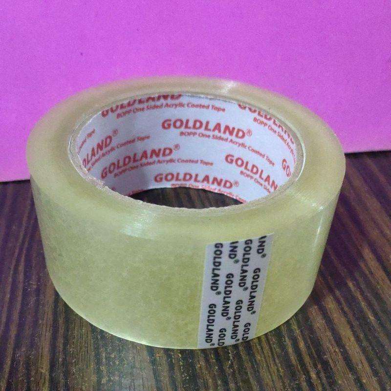 Jual LAKBAN 48MM x 90YARD GOLDLAND / LAKBAN BENING | Shopee Indonesia