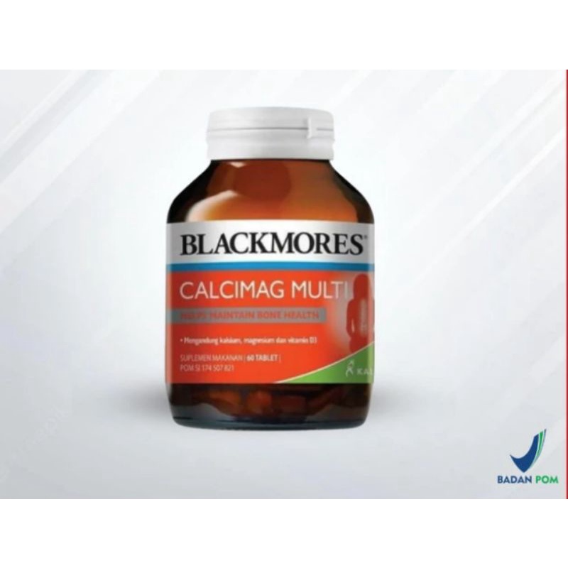 Jual BLACKMORES Calcimag MULTI 60TABLET Calcium Magnesium | Shopee ...