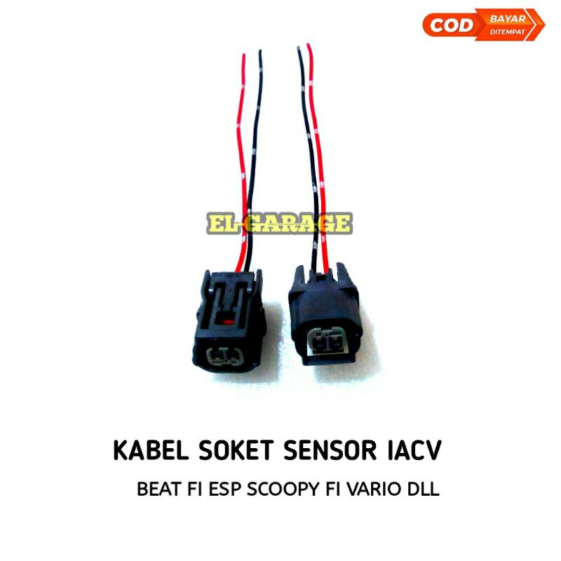 Jual Kabel soket sensor iacv sensor choke beat fi vario 110 125 150 fi ...