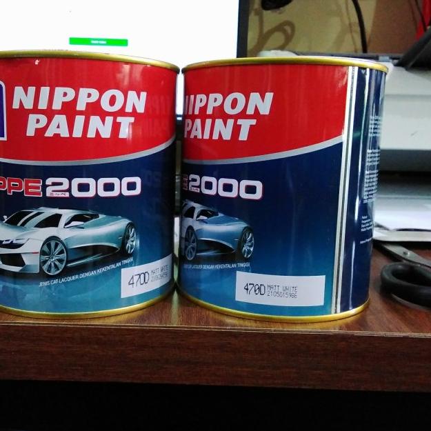 Jual cat nippe 470 D white doff | Shopee Indonesia