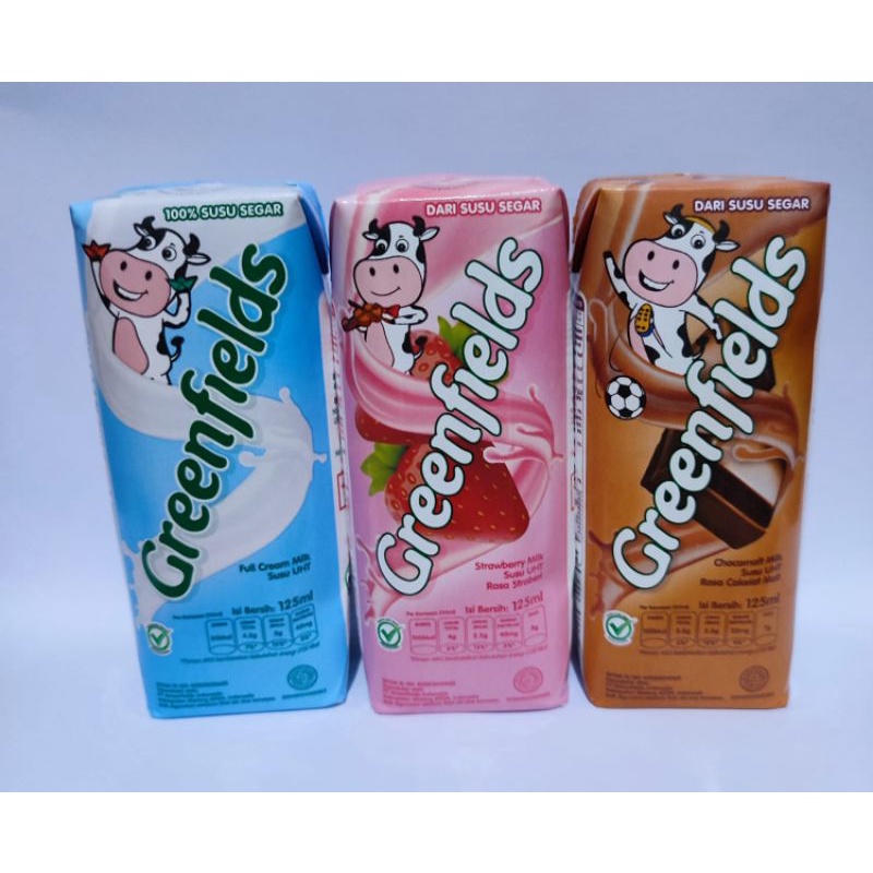 Jual Susu UHT Greenfields 105 ml 40 pcs All Variant | Shopee Indonesia