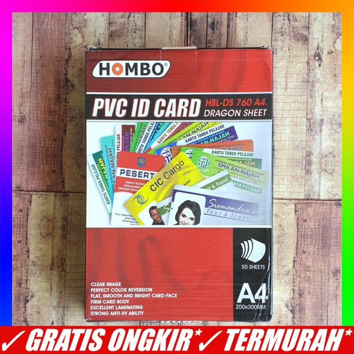 Jual KERTAS PVC BAHAN ID CARD INSTAN - WHITE PUTIH | Shopee Indonesia
