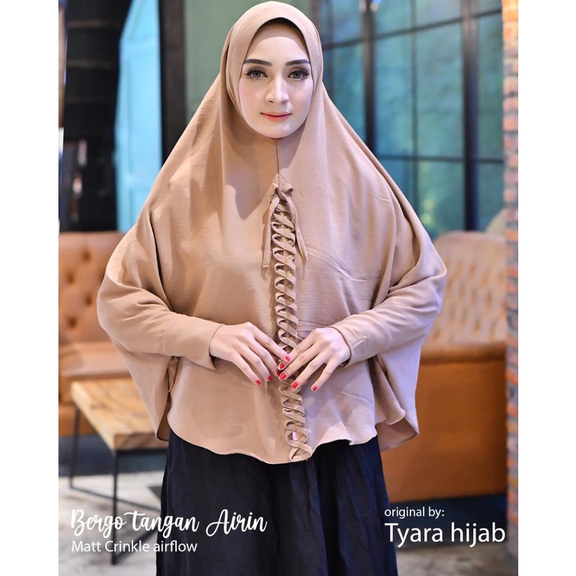 Jual Jilbab Instan Bergo Tangan Lengan Airin By Tyara Hijab BY QOID ...