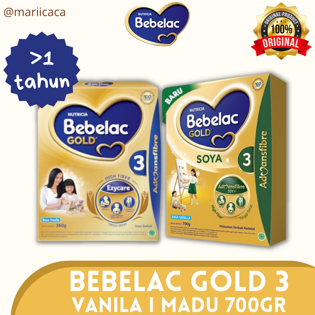 Jual Bebelac 3 Gold, Soya dan Bebelove Gold - Susu Bayi & Anak | Shopee ...