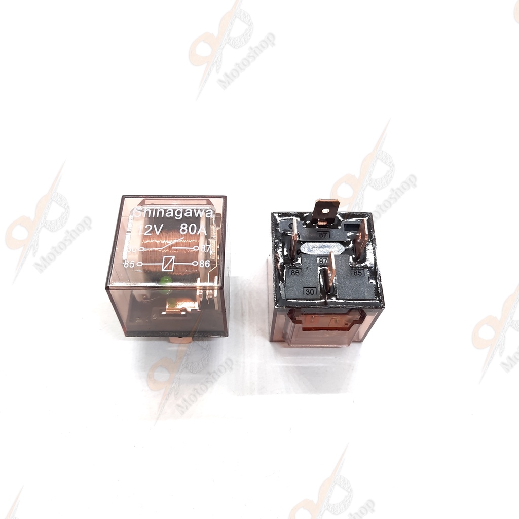 Jual Relay Klakson Lampu Transparan 4 Kaki Pin 40A 12 Volt Indikator ...