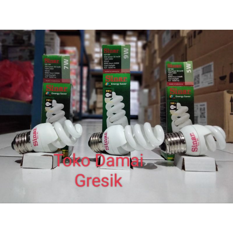 Jual SNI Lampu Hemat Energi Kaca Spiral Tornado | Shopee Indonesia