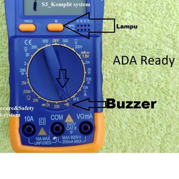 Jual MULTITESTER DIGITAL / MULTIMETER DIGITAL / AVOMETER | Shopee Indonesia