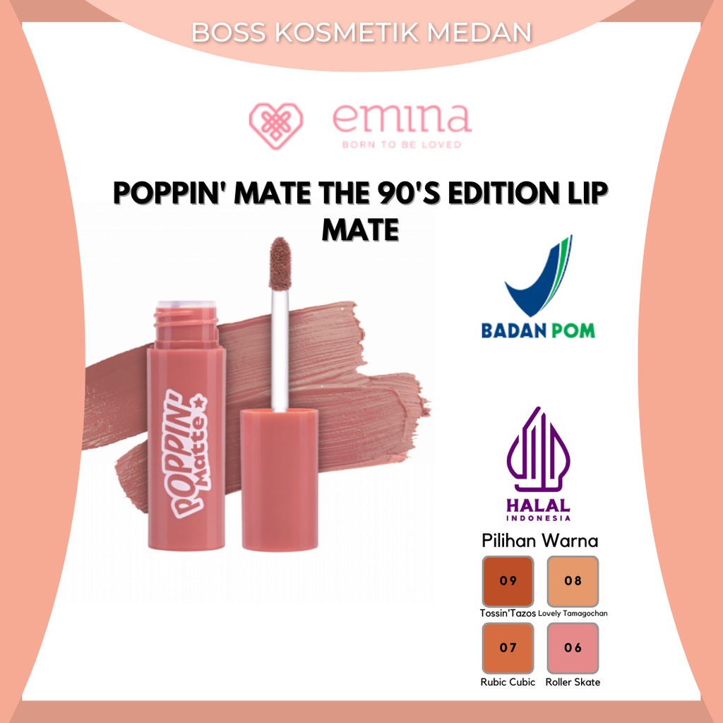 Jual Emina Poppin Matte -Lip Cream 4.5g | Shopee Indonesia