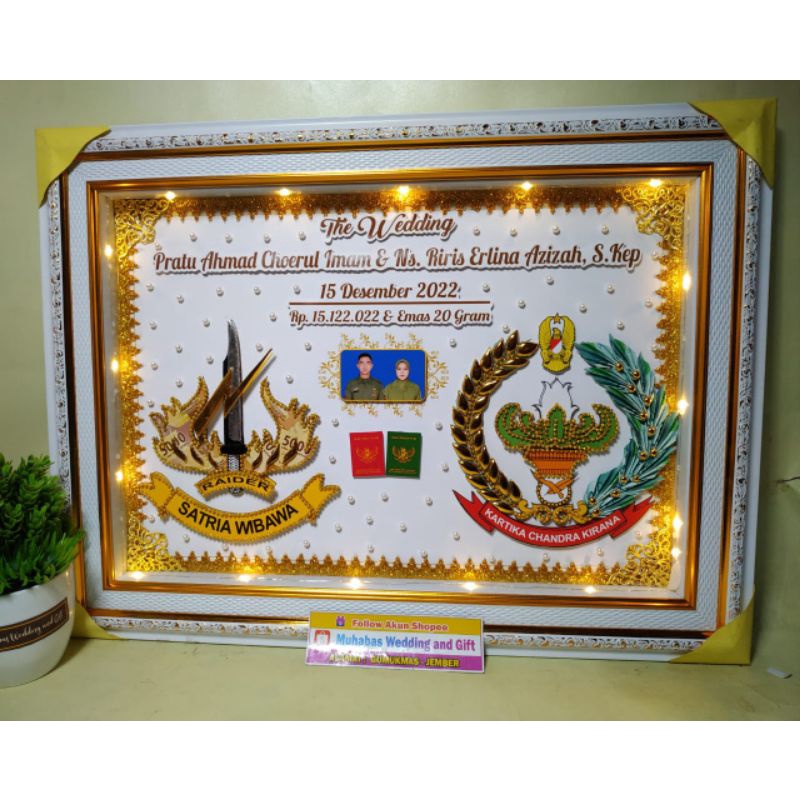 Jual Mahr TNI /Mahar Abdi Negara / Mahar Logo / Mahar Pernikahan ...