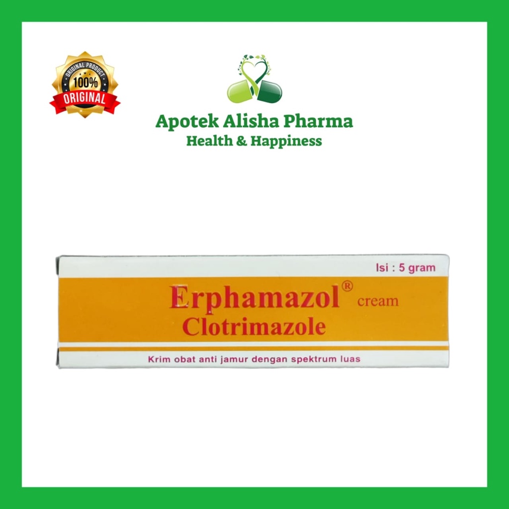 Jual Erphamazol Cream 5gr - Erpamazol Clotrimazole Krim Gatal Anti ...