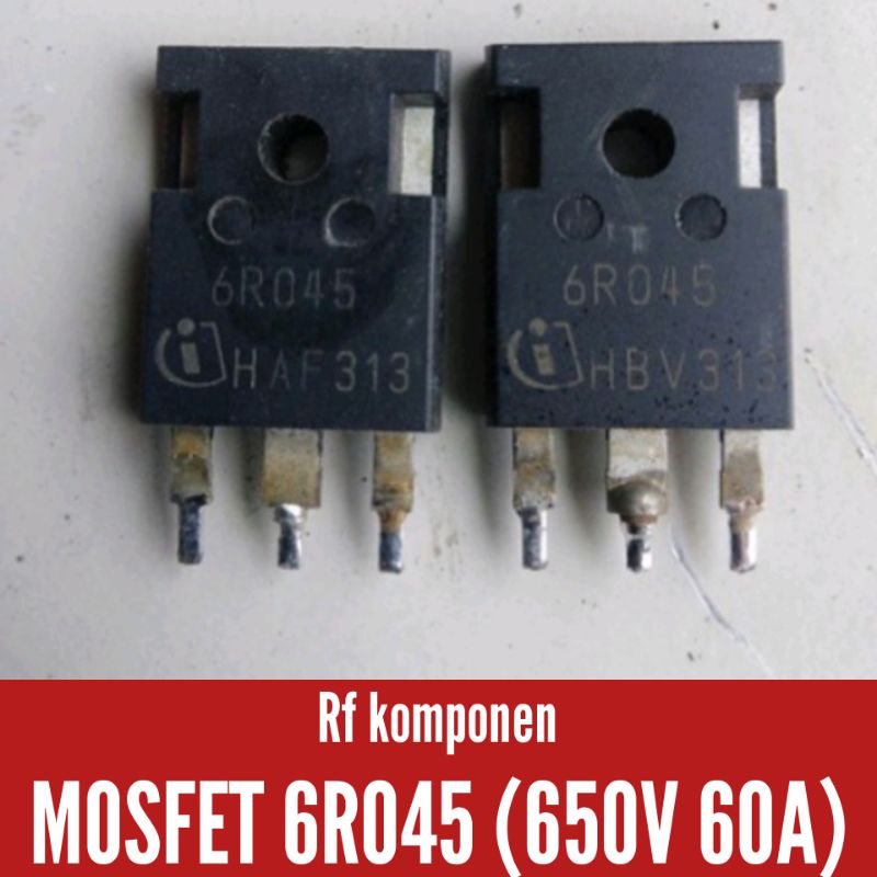 Jual MOSFET 6R045 (650V 60A) BARANG CABUTAN ORIGINAL | Shopee Indonesia