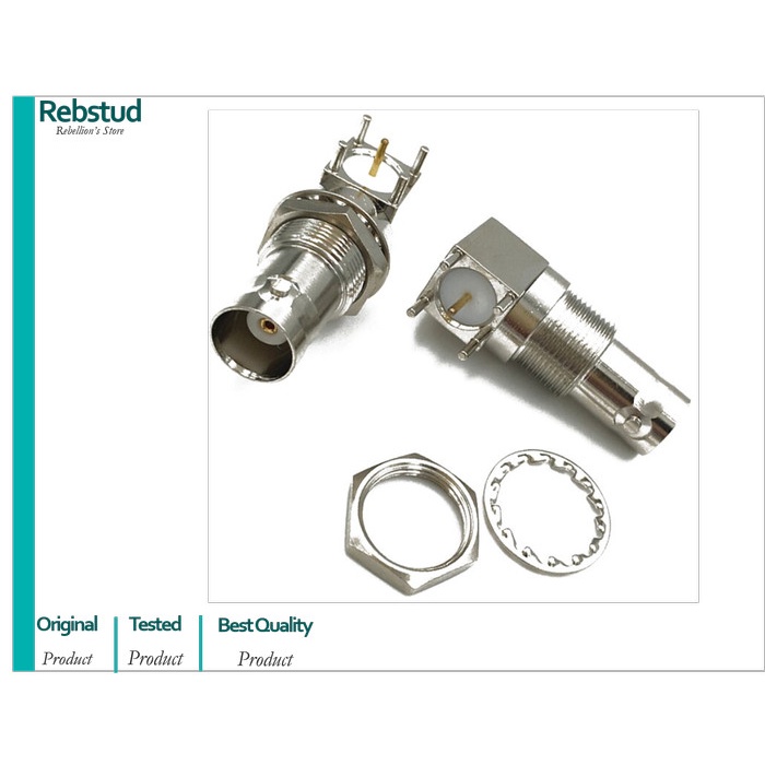 Jual BNC Coaxial Connector Female Socket Metal | Shopee Indonesia