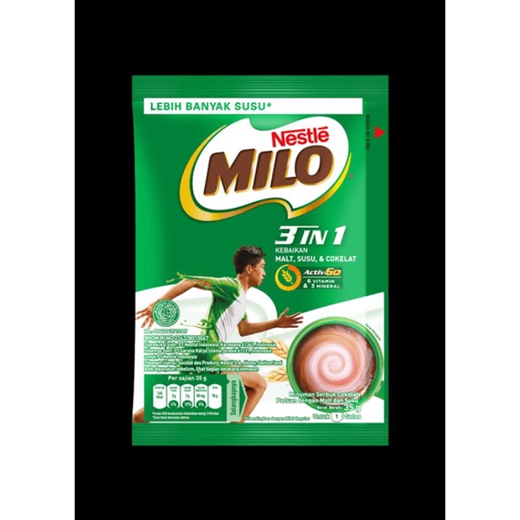 Jual MILO 3IN1 MILO JUMBO ISI LEBIH BANYAK DAN LEBIH KENTAL 1 RENTENG ...