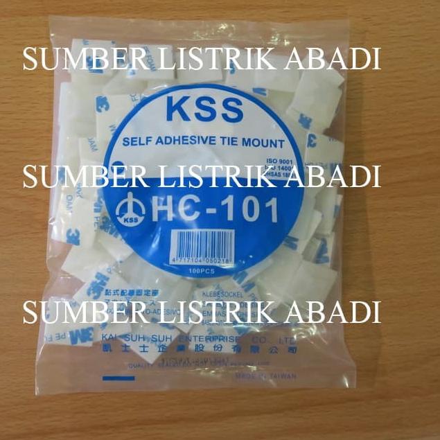 Jual KSS Self Adhesive Tie Mount HC-101 (PEREKAT 3M) | Shopee Indonesia