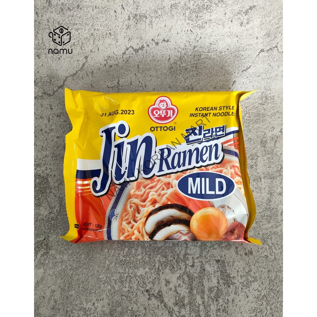 Jual OTTOGI JIN RAMYEON MILD 120gr / RAMYUN RAMEN MIE KOREAN NOODLE ...