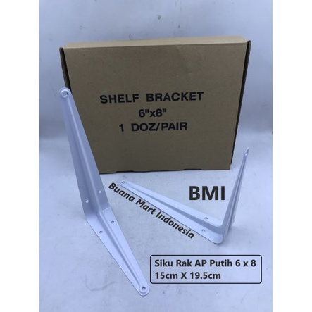 Jual Siku Rak 6 x 8 | Siku Rak Bracket | Siku Dinding Braket | Besi ...