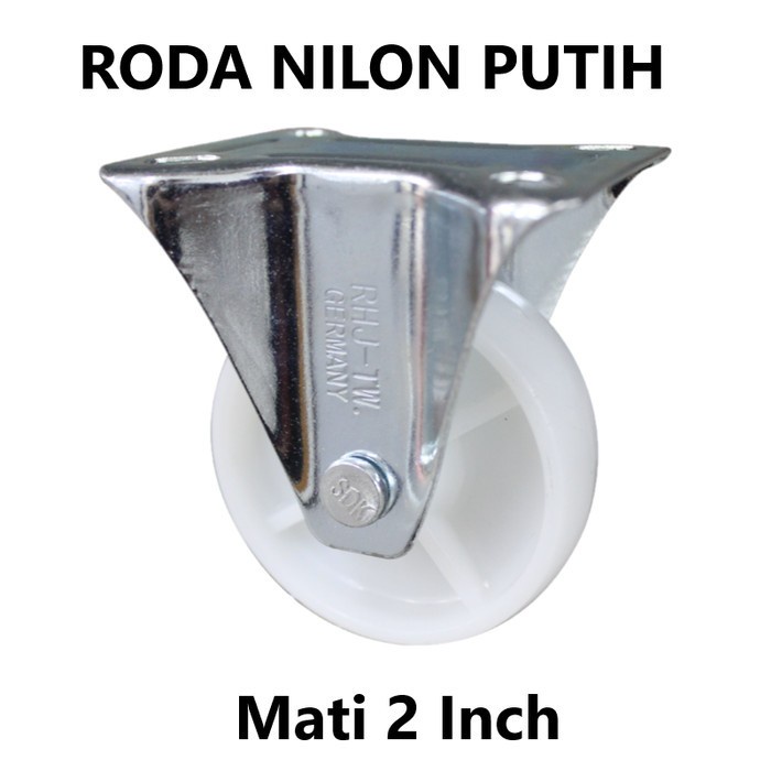 Jual RODA NILON PUTIH 3" MATI / RODA TROLEY TROLI NYLON SERBA GUNA 3 ...