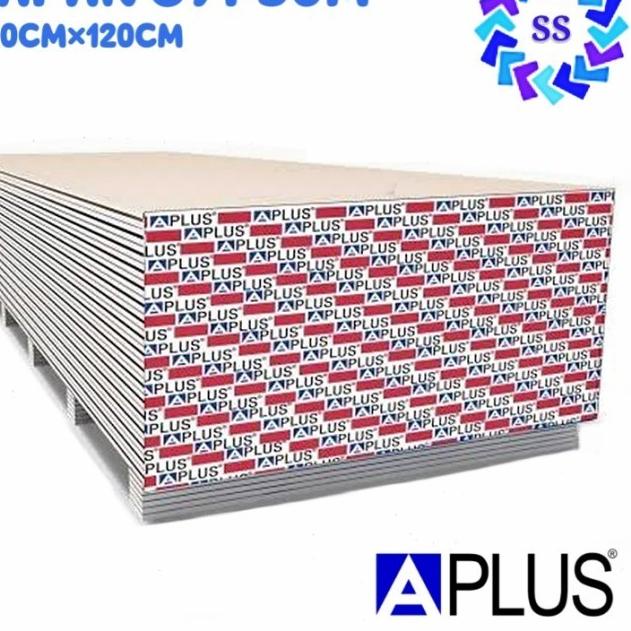 Jual PAPAN GYPSUM / GIPSUM A PLUS 9 MM | Shopee Indonesia