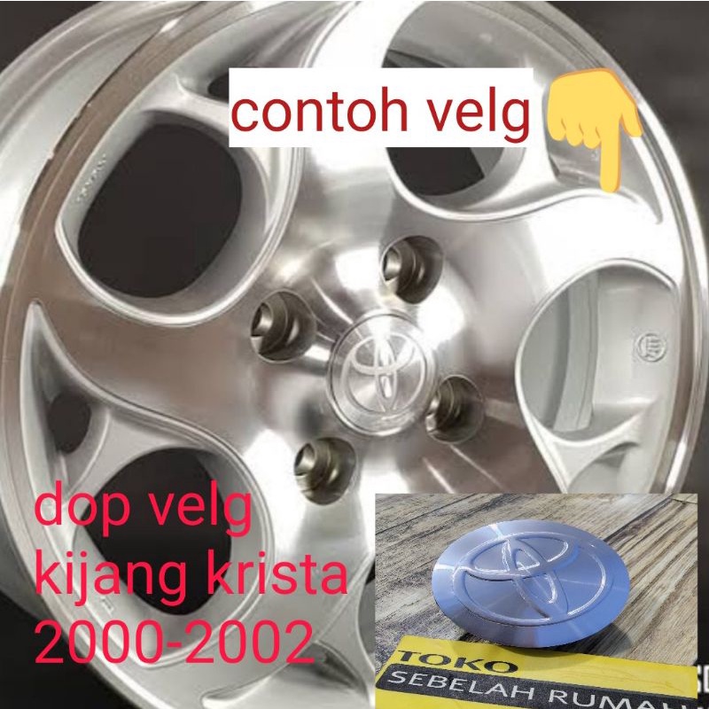 Jual tutup velg dop roda 6cm kijang krista 2000-2002 1pcs | Shopee ...