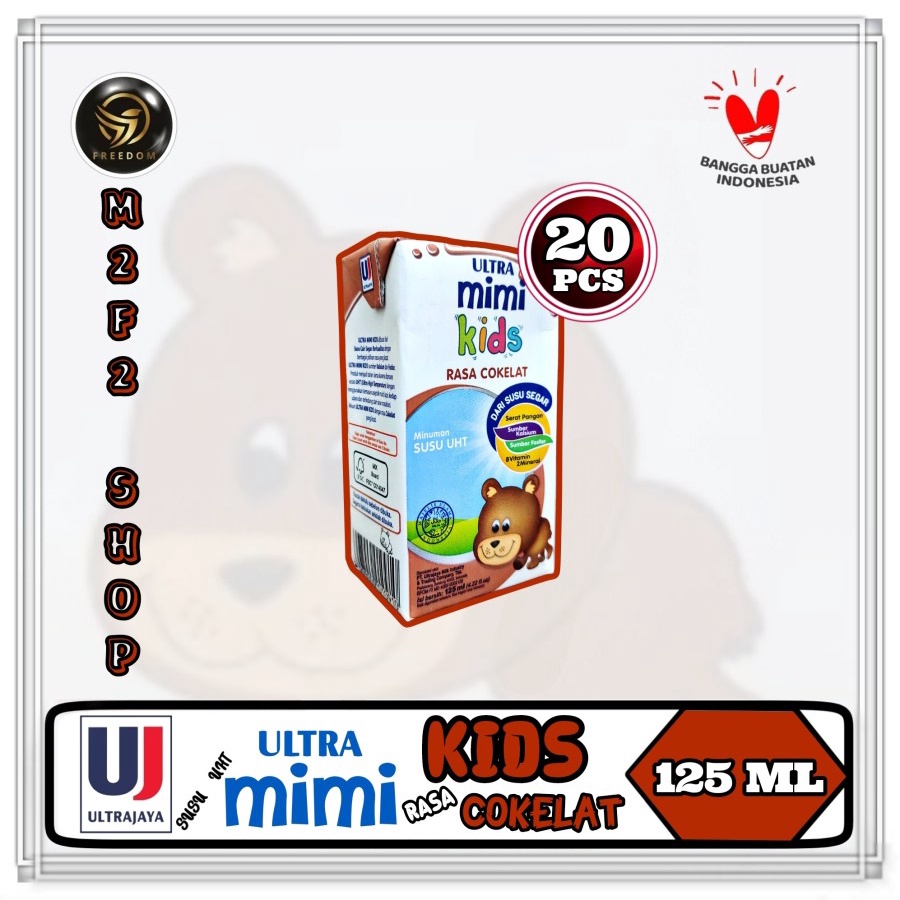 Jual Susu Ultra Mimi Kids Kotak UHT Cokelat | Chocolate - 125 ml ...