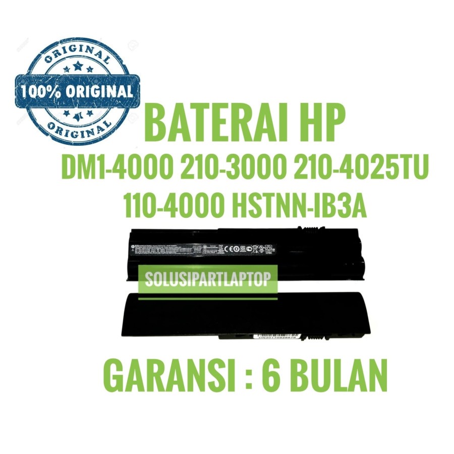 Jual Baterai Original HP Pavilion 210-3000 DM1-30 Series GB06 | Shopee ...