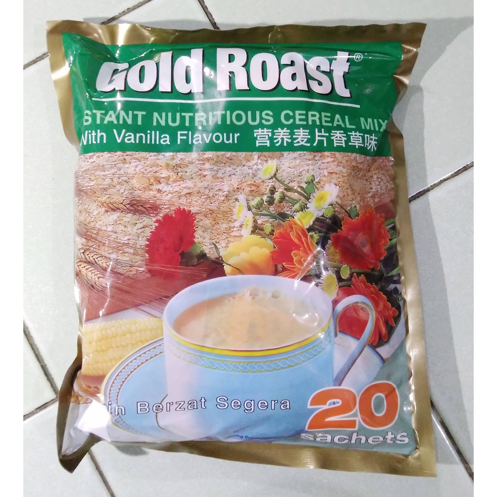 Jual CEREAL GOLD ROAST VARIANT RASA VANILLA 30X20 SACHET | Shopee Indonesia