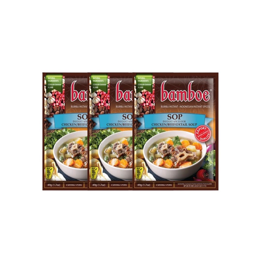 Jual Bamboe Bumbu Sop 3 x 49 gr | Shopee Indonesia