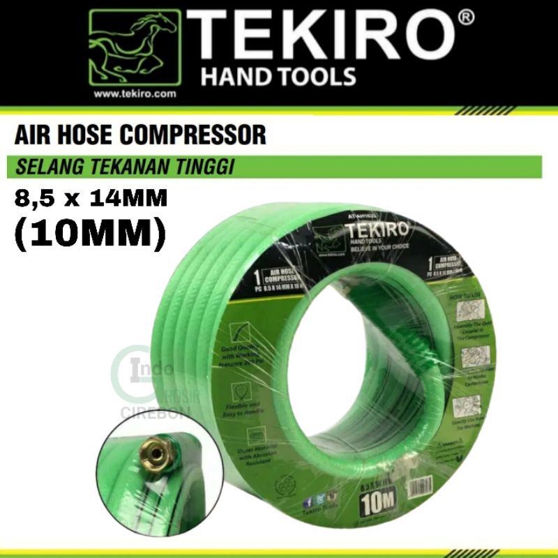 Jual TEKIRO Selang Kompresor 10 Meter 8,5 x 14MM Selang Tekanan Tinggi ...