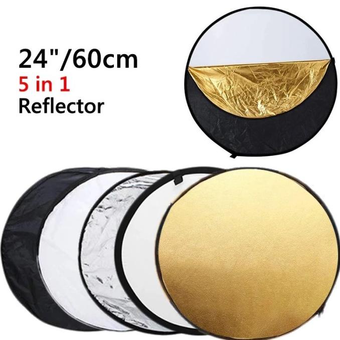 Jual Reflector Foto Studio 60Cm 5In1 Reflektor Lipat | Shopee Indonesia