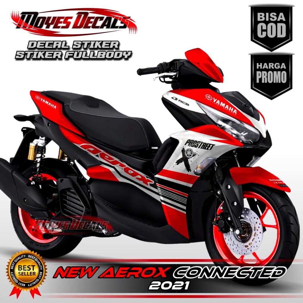 Jual (⭐⭐⭐⭐⭐) Decal Variasi New Aerox 2021 // Stiker Decal Aerox ...